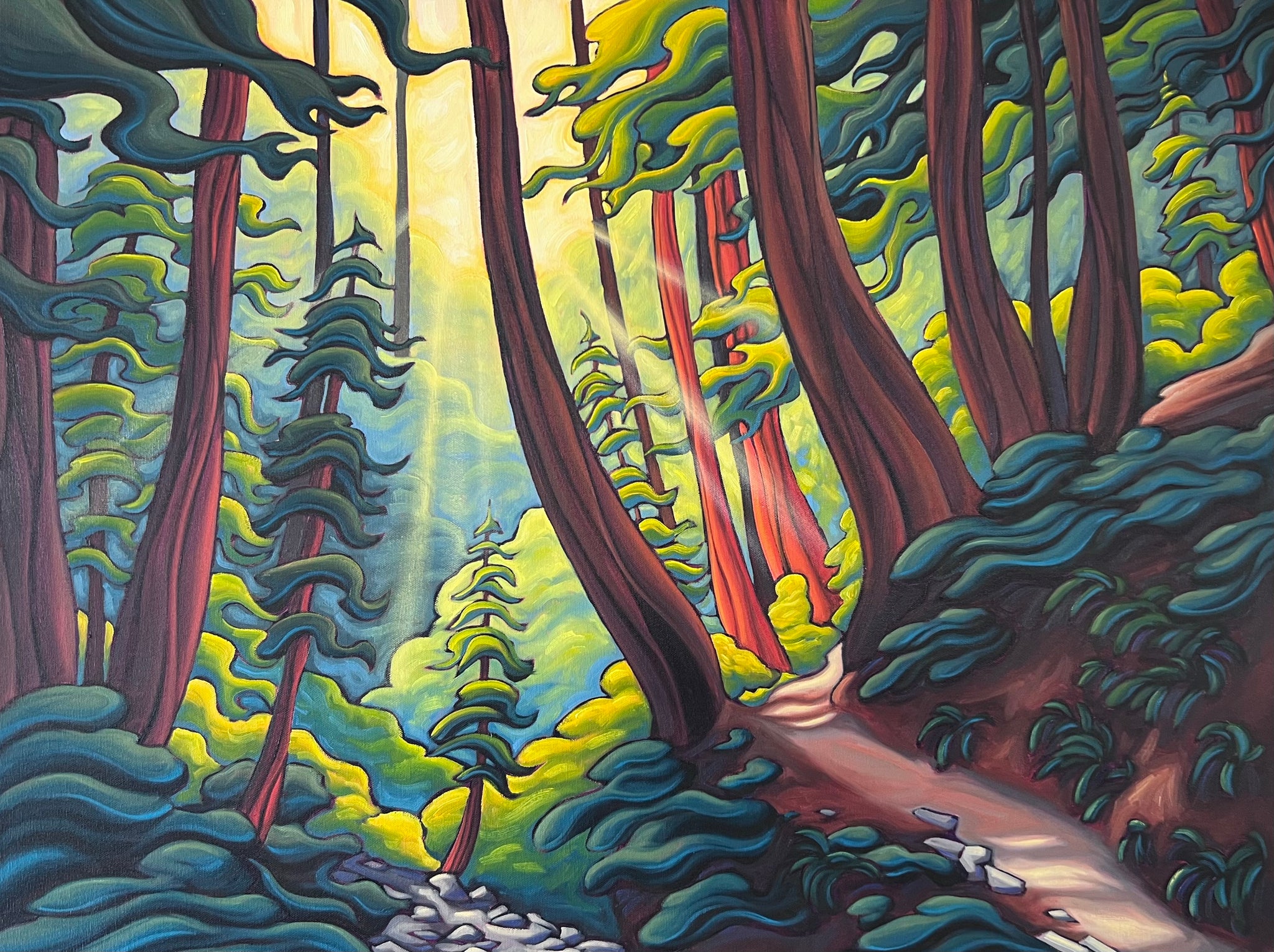 Bathing in the Light Original – Pecoff Studios